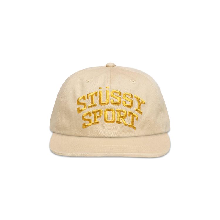 Buy Stussy Mid Depth Sport Snapback 'Natural/Gold' - 1311158 NATU | GOAT