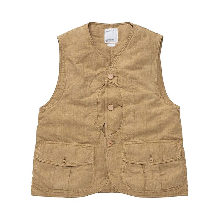 Buy Visvim Gusto Down Vest 'Beige' - 124205013026 BEIG | GOAT