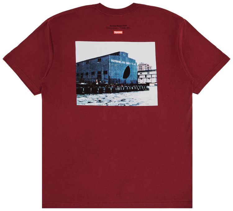 Buy Supreme Day’s End Tee 'Cardinal' - FW24T52 CARDINAL | GOAT