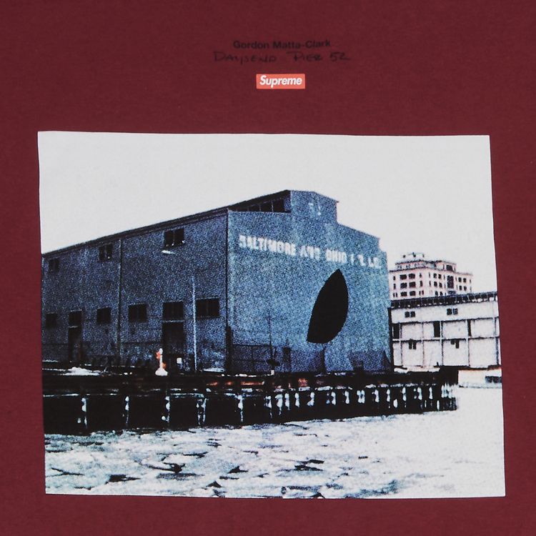 Buy Supreme Day’s End Tee 'Cardinal' - FW24T52 CARDINAL | GOAT