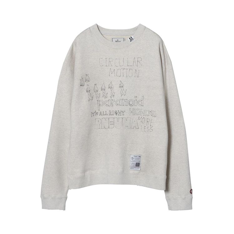 Buy Maison Mihara Yasuhiro Distressed Pullover 'White' - J13PO723 WHIT ...