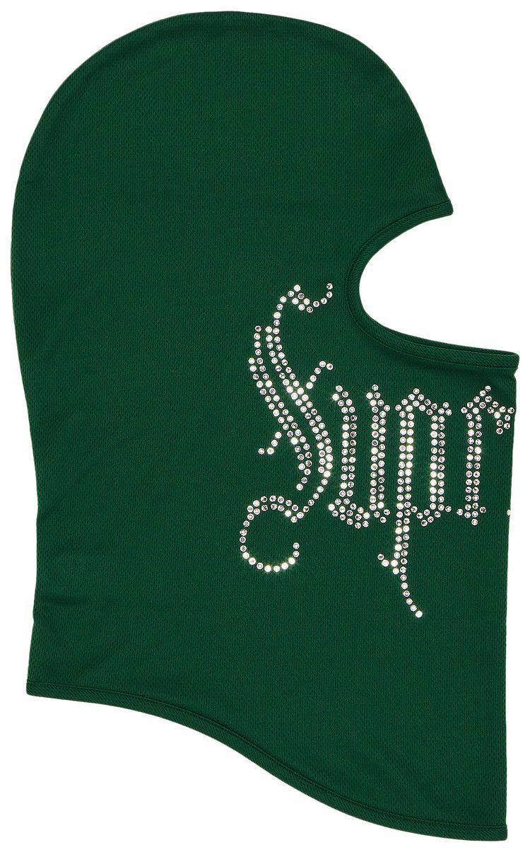 Buy Supreme Rhinestone Balaclava 'Green' - FW24H90 GREEN | GOAT AU