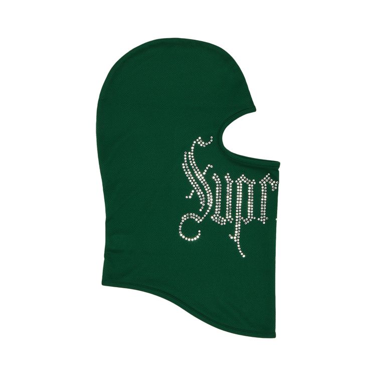 Buy Supreme Rhinestone Balaclava 'Green' - FW24H90 GREEN | GOAT