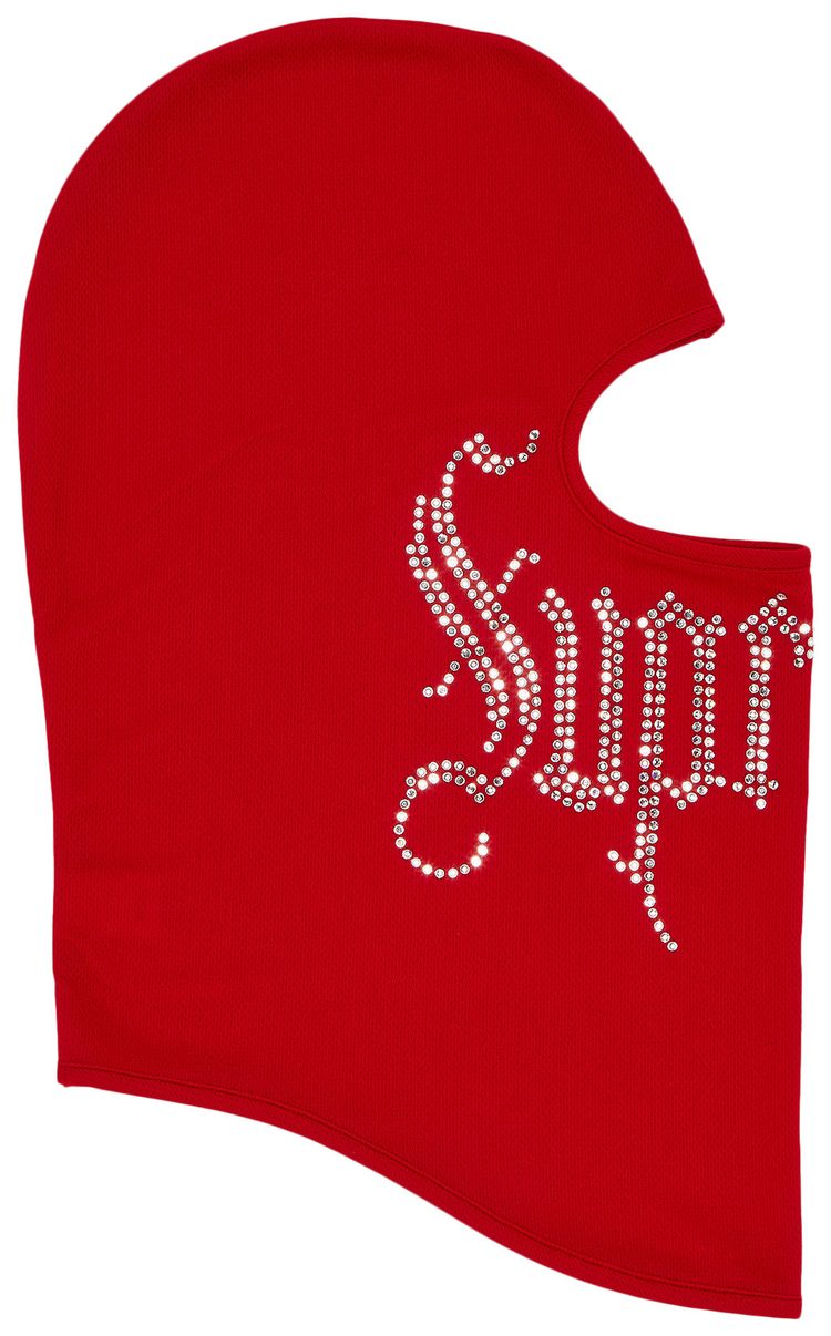 Buy Supreme Rhinestone Balaclava 'Red' - FW24H90 RED | GOAT