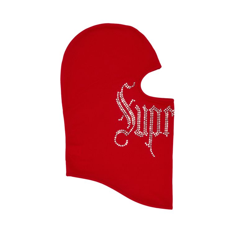 Buy Supreme Rhinestone Balaclava 'Red' - FW24H90 RED | GOAT