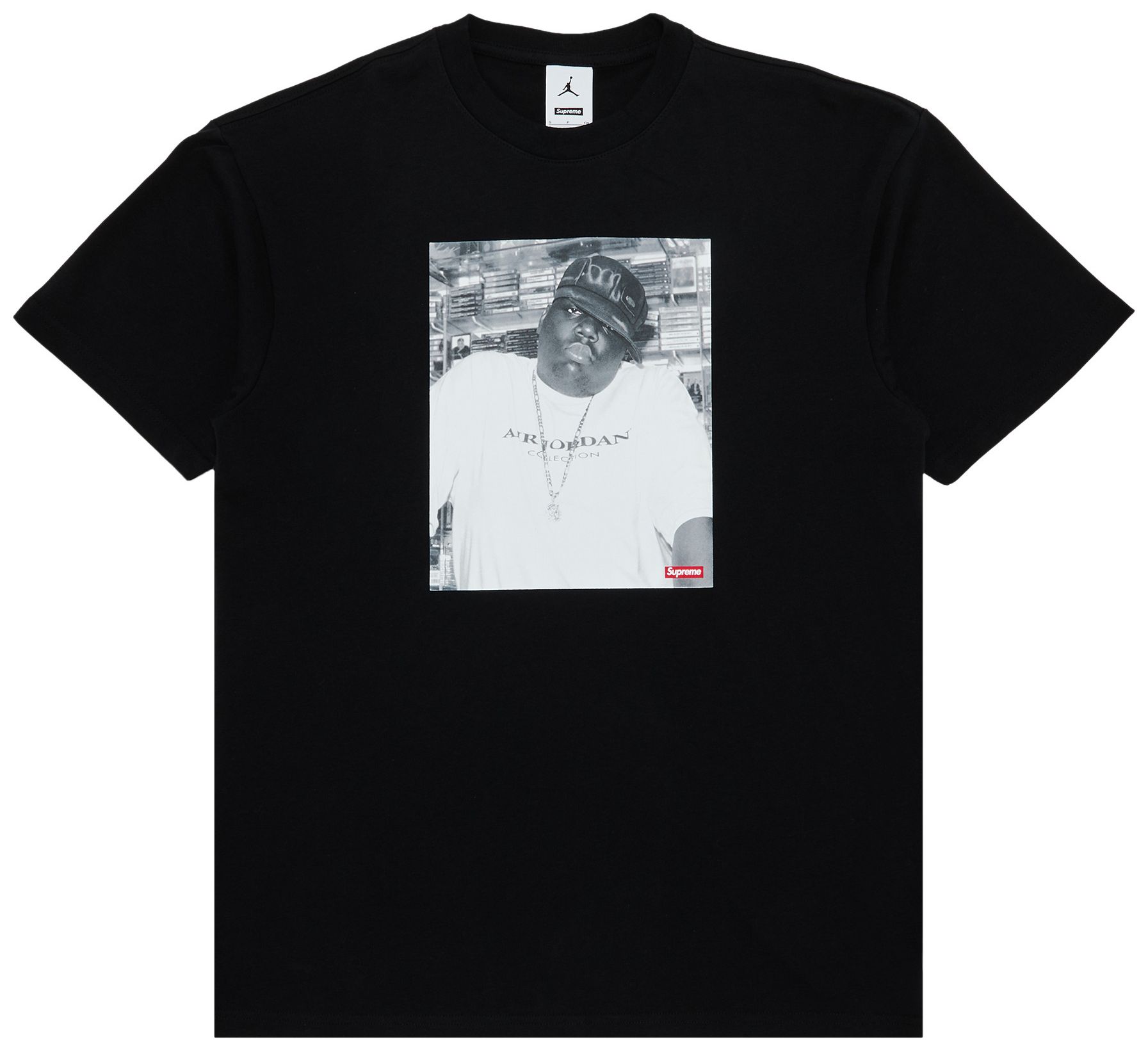 Buy Supreme x Jordan Biggie Short-Sleeve Top 'Black' - FW24KN3 BLACK | GOAT