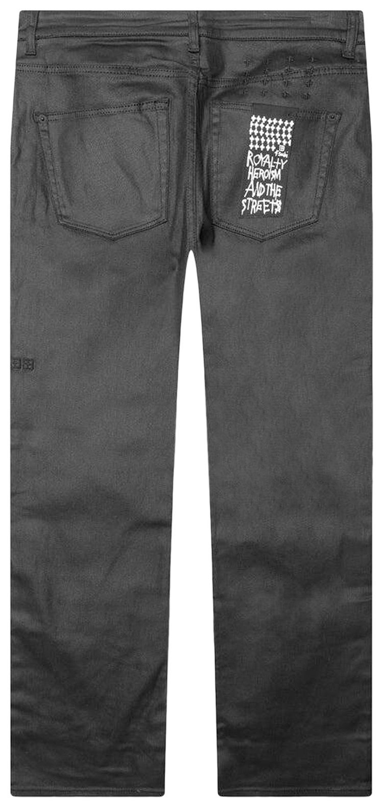 Buy Ksubi Bronko Wax Wash Bootcut Jeans Black Mpf24dj027 Goat