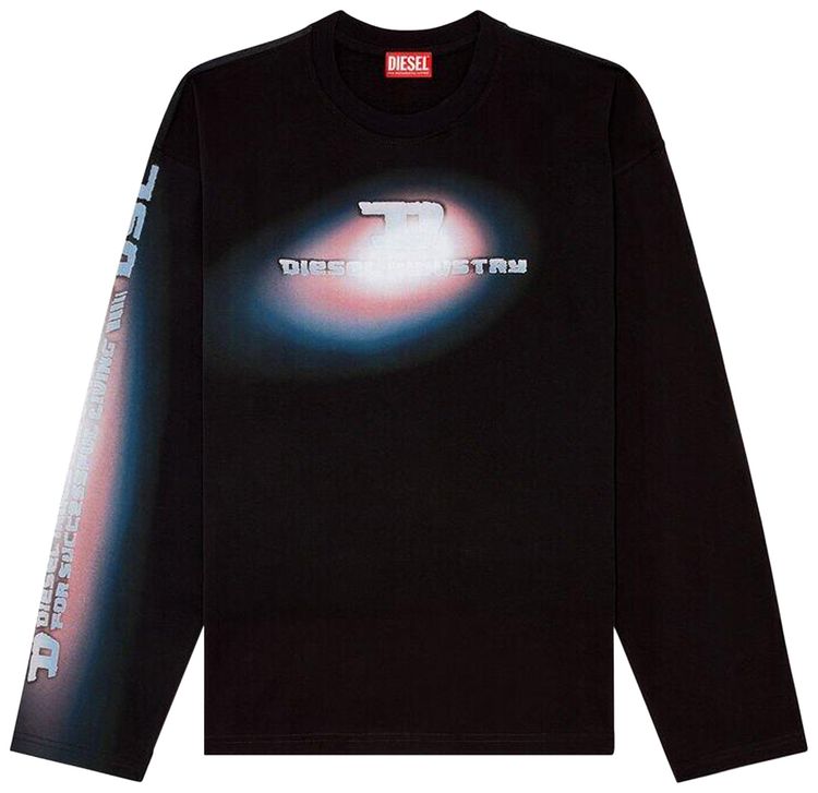 Buy Diesel T-Archie Long-Sleeve T-Shirt 'Deep Black' - A16486 0PLAT 9XX | GOAT