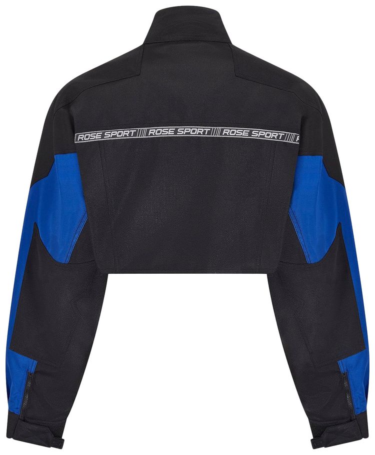 Buy Martine Rose Cut Sports Jacket 'Blue/Black' - 730W003506 BLUE | GOAT
