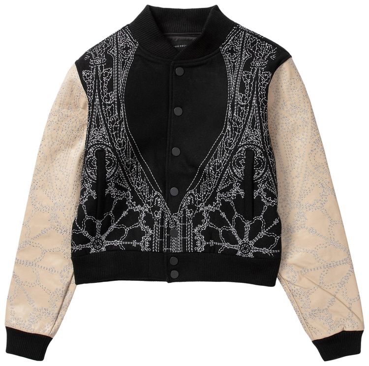 Buy Who Decides War Notre Dame Varsity Jacket 'Coal' - 1130980002FW24 ...