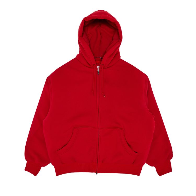 Buy Supreme x The North Face Down Filled Zip Up Hooded Sweatshirt 'Red ...
