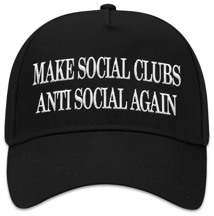 Buy Anti Social Social Club Double Hater Cap 'Black' - ASSC24921AC06 ...