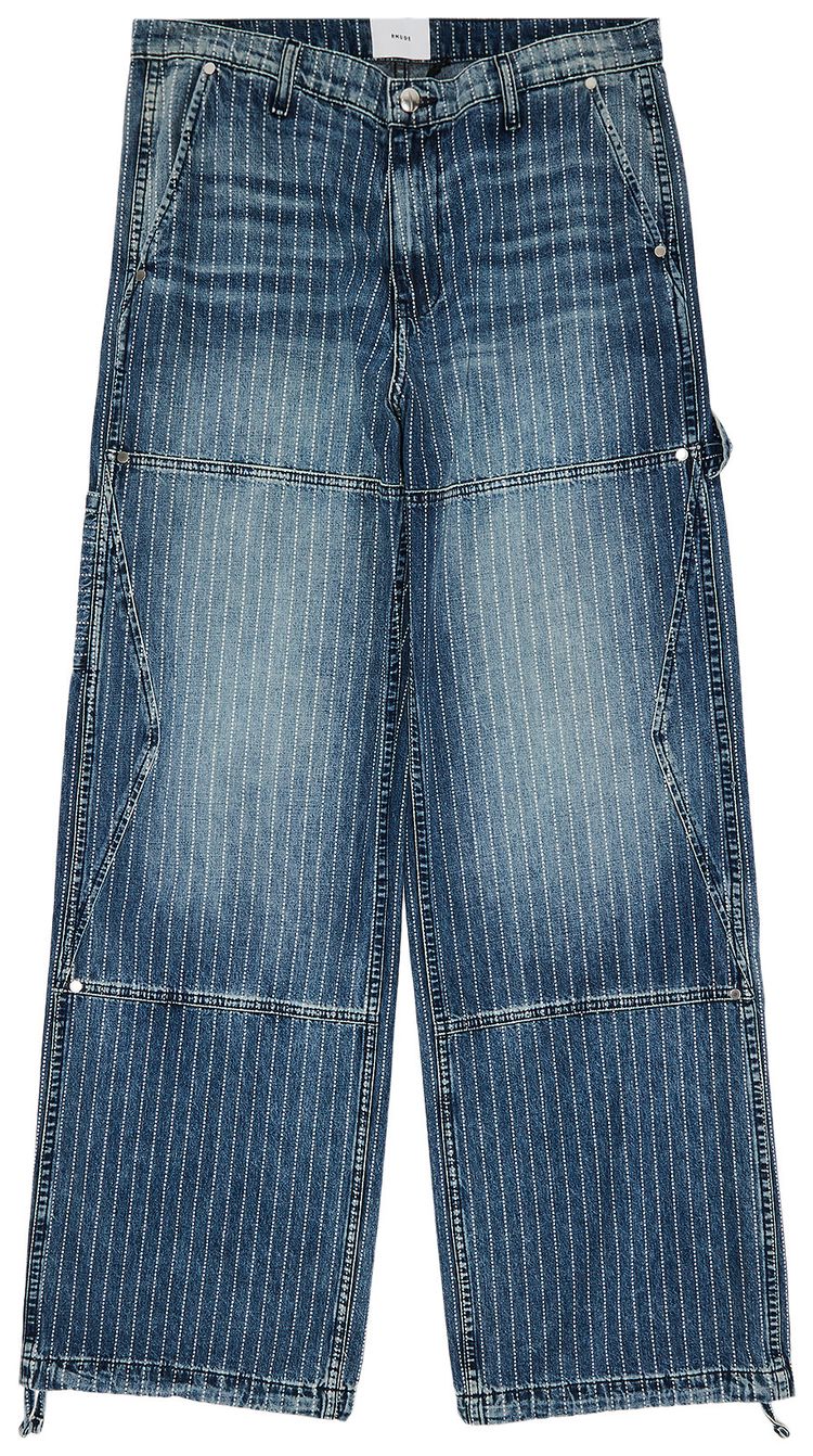 Buy Rhude Pinstripe Jeans 'Indigo' - PF24DP01012 | GOAT