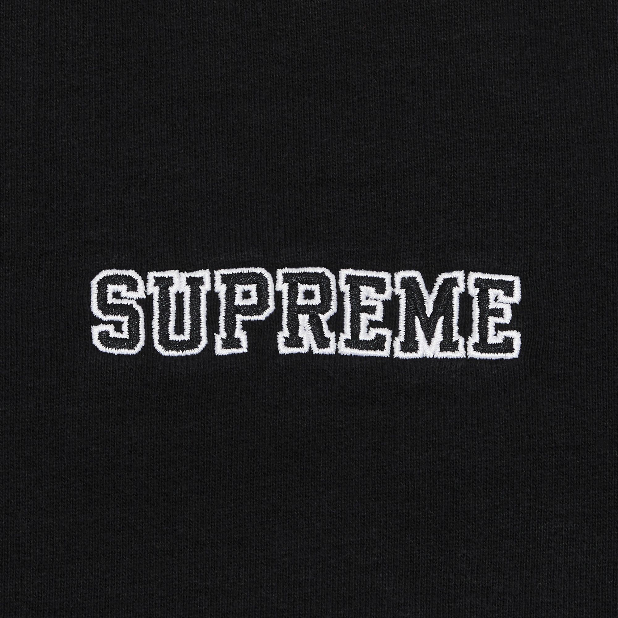 Buy Supreme State Zip Up Hooded Sweatshirt 'Black Buy Supreme State Zip Up Hooded Sweatshirt 'Black