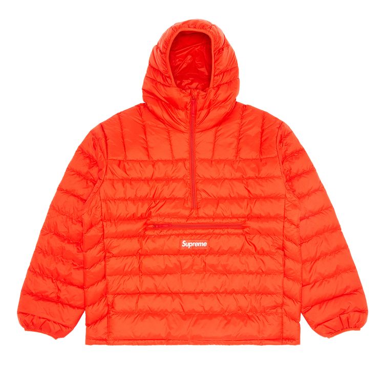 Buy Supreme Micro Down Half Zip Hooded Pullover 'Dark Orange' - FW24J22 ...