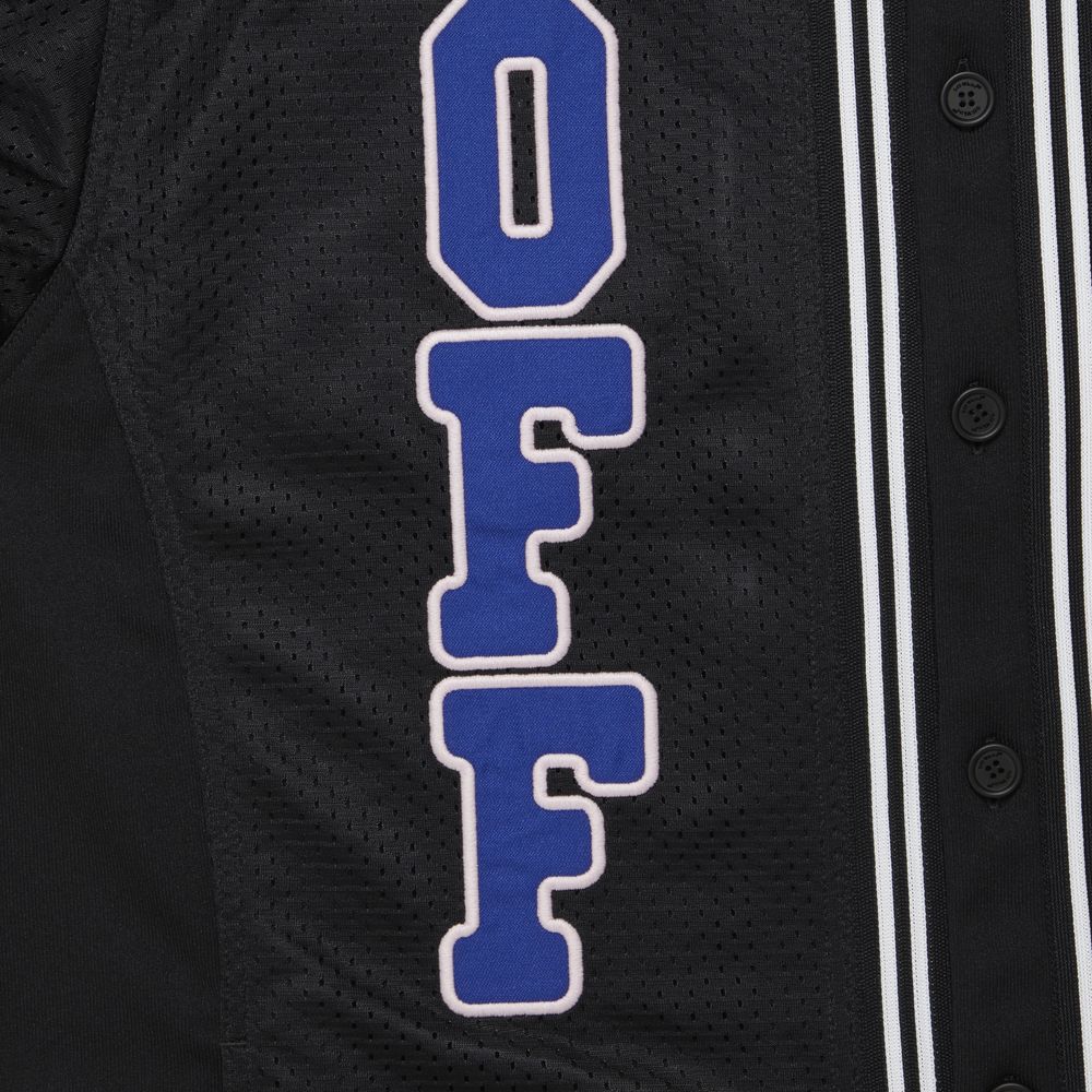 Buy Off-White Baseball Shirt 'Black/True Blue' - OMGG006F24FAB0011045 ...