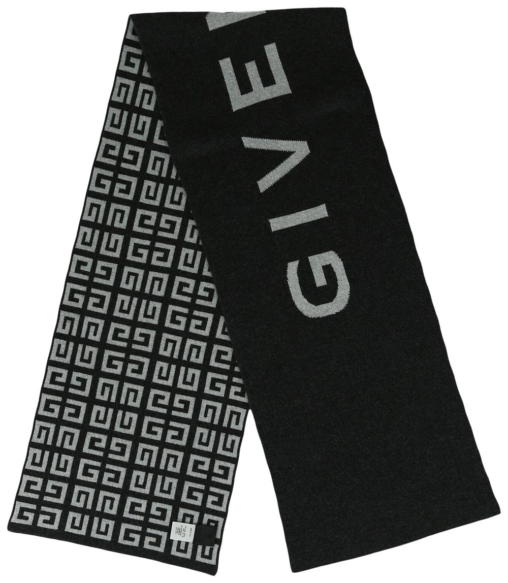 Buy Givenchy Double Face 4G Logo Scarf 'Dark Grey' - GW3618 U7164 18 ...
