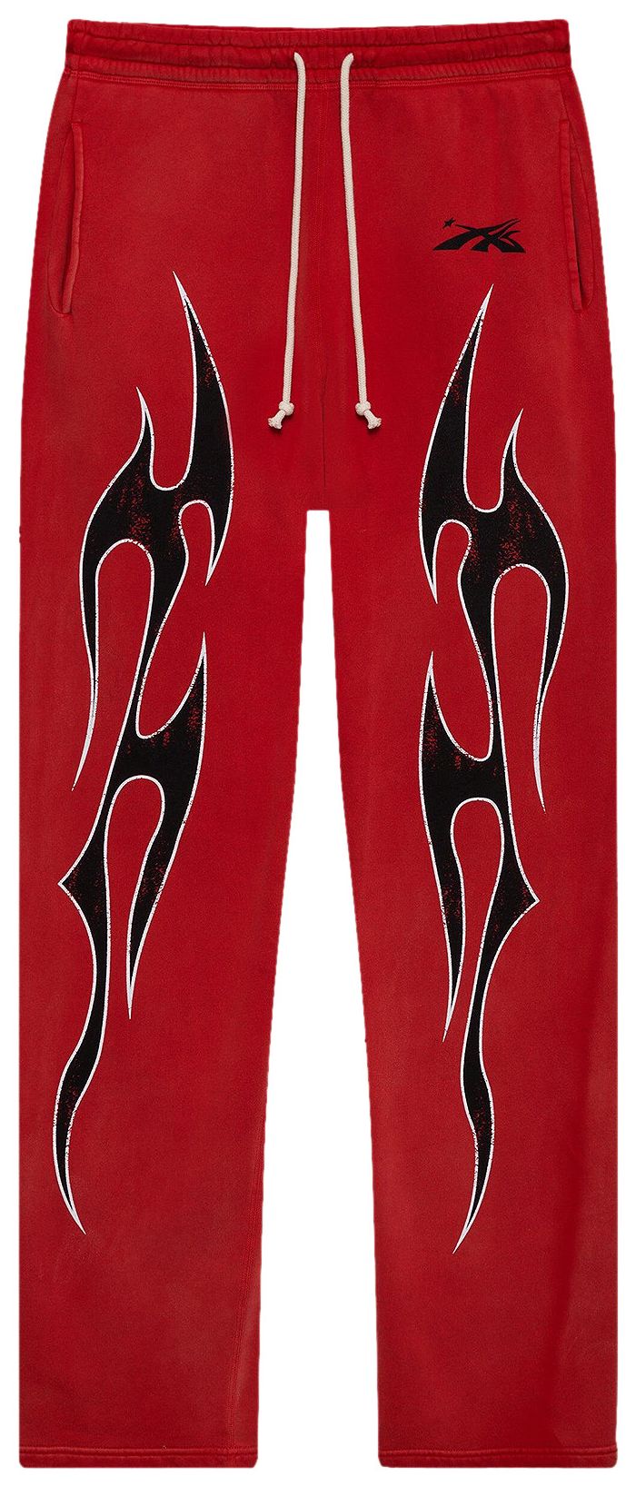 Buy Hellstar Halloween Flame Sweatpants 'Red' - HSH2PNT01 RED | GOAT