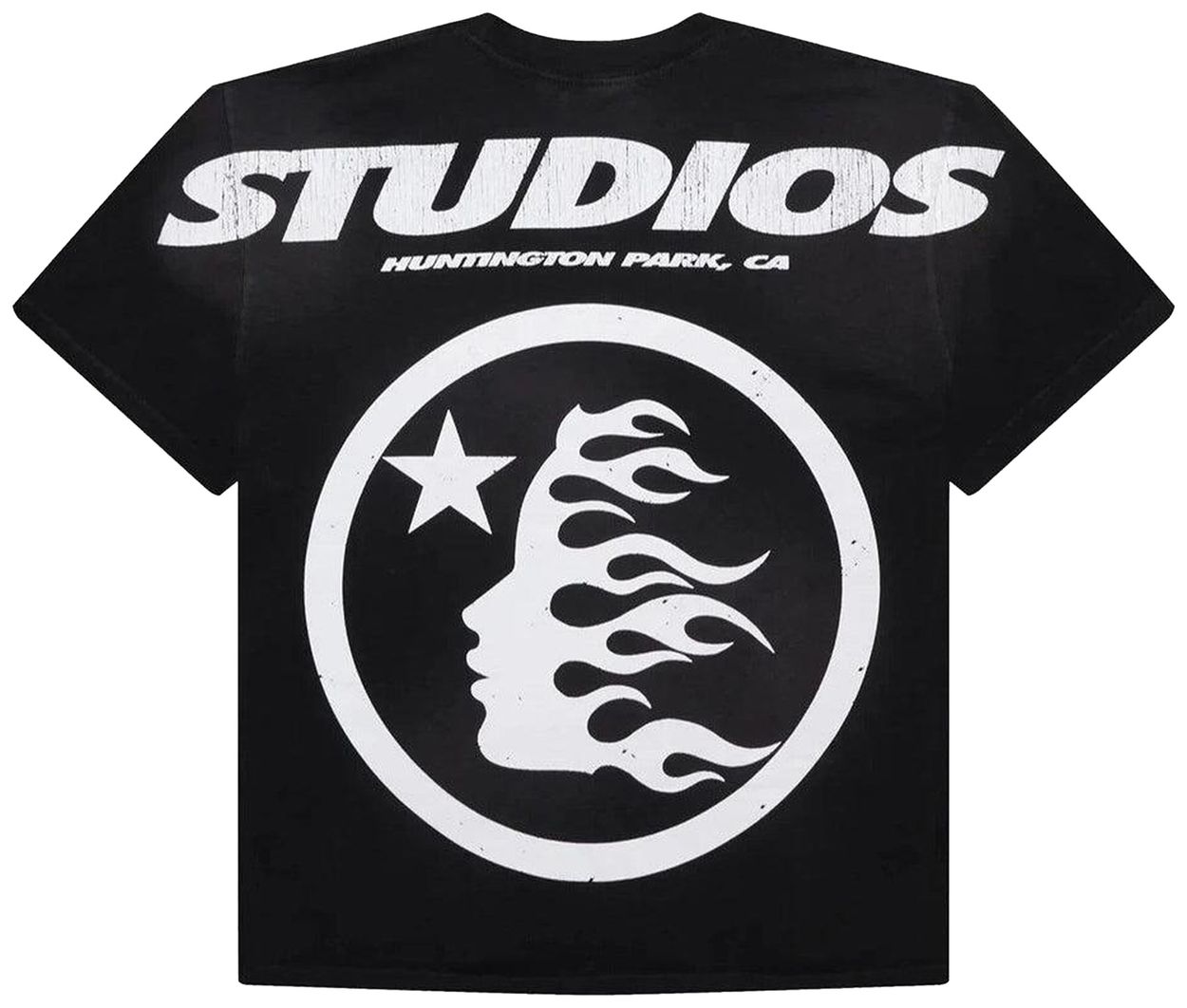 Buy Hellstar Studios Cartoon Logo T-Shirt 'Blue' - HS02TEE001 BLUE | GOAT