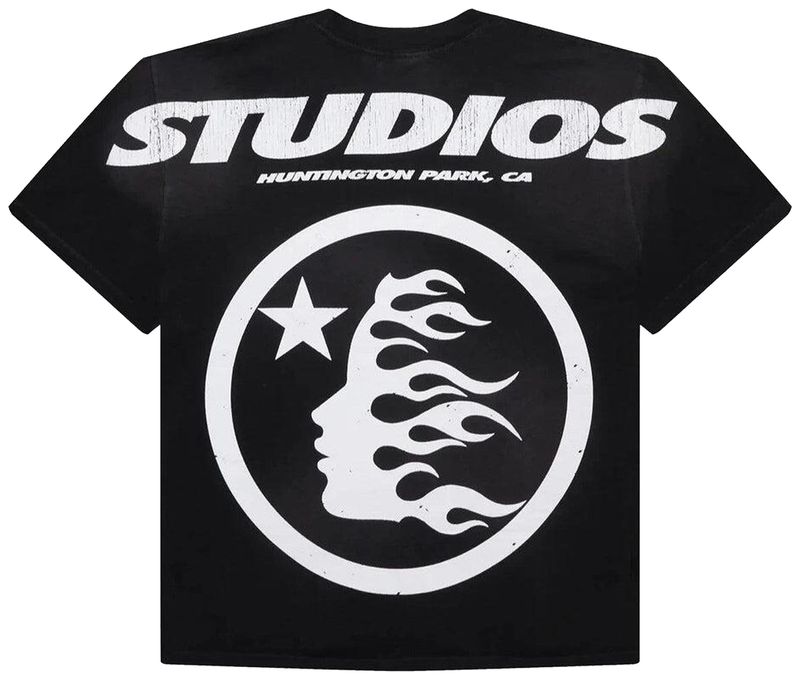 Buy Hellstar Studios Cartoon Logo T-Shirt 'Blue' - HS02TEE001 BLUE | GOAT