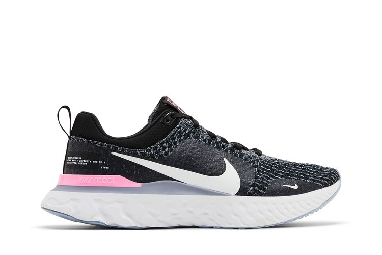 Buy Nike React Infinity Run Flyknit 3 'Black Football Grey Pink ...