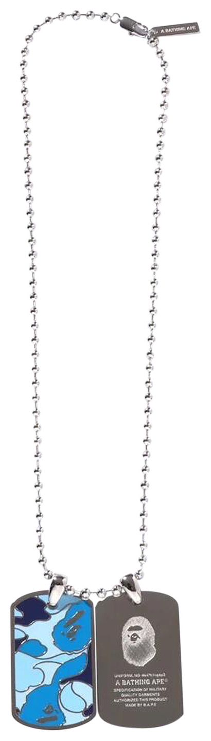 Buy BAPE ABC Camo Dog Tag Set Necklace 'Silver' - 1K80 182 002 SILVER ...