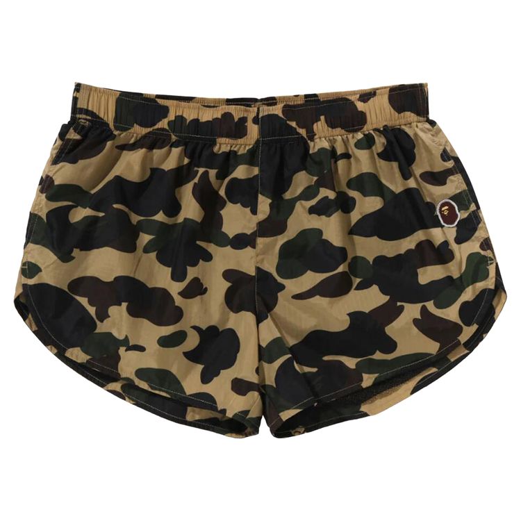 Buy BAPE 1st Camo Shorts 'Yellow' - 1K80 253 003 YELLOW | GOAT