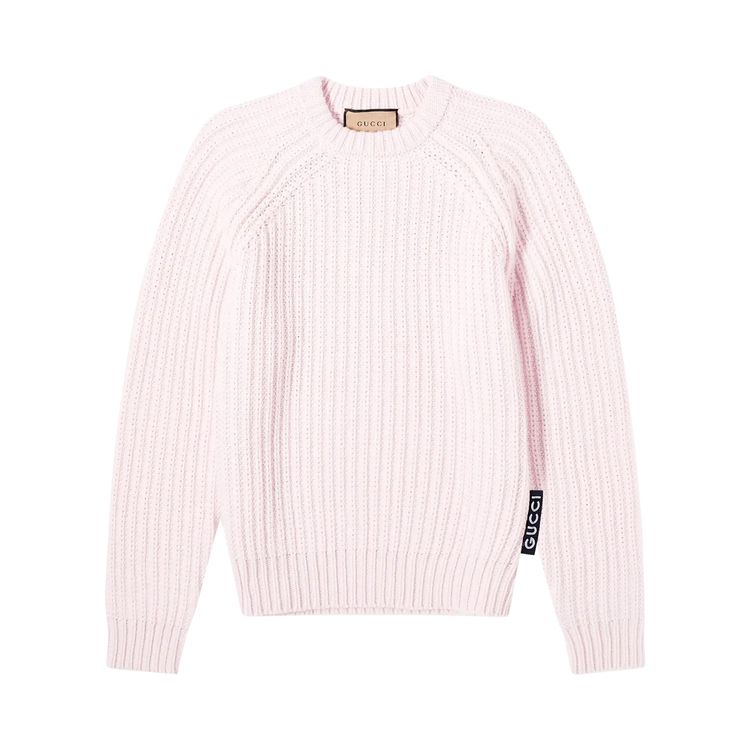Buy Gucci Wool Knit Sweater 'Baby Pink' - 763318 XKDOD 5399 | GOAT