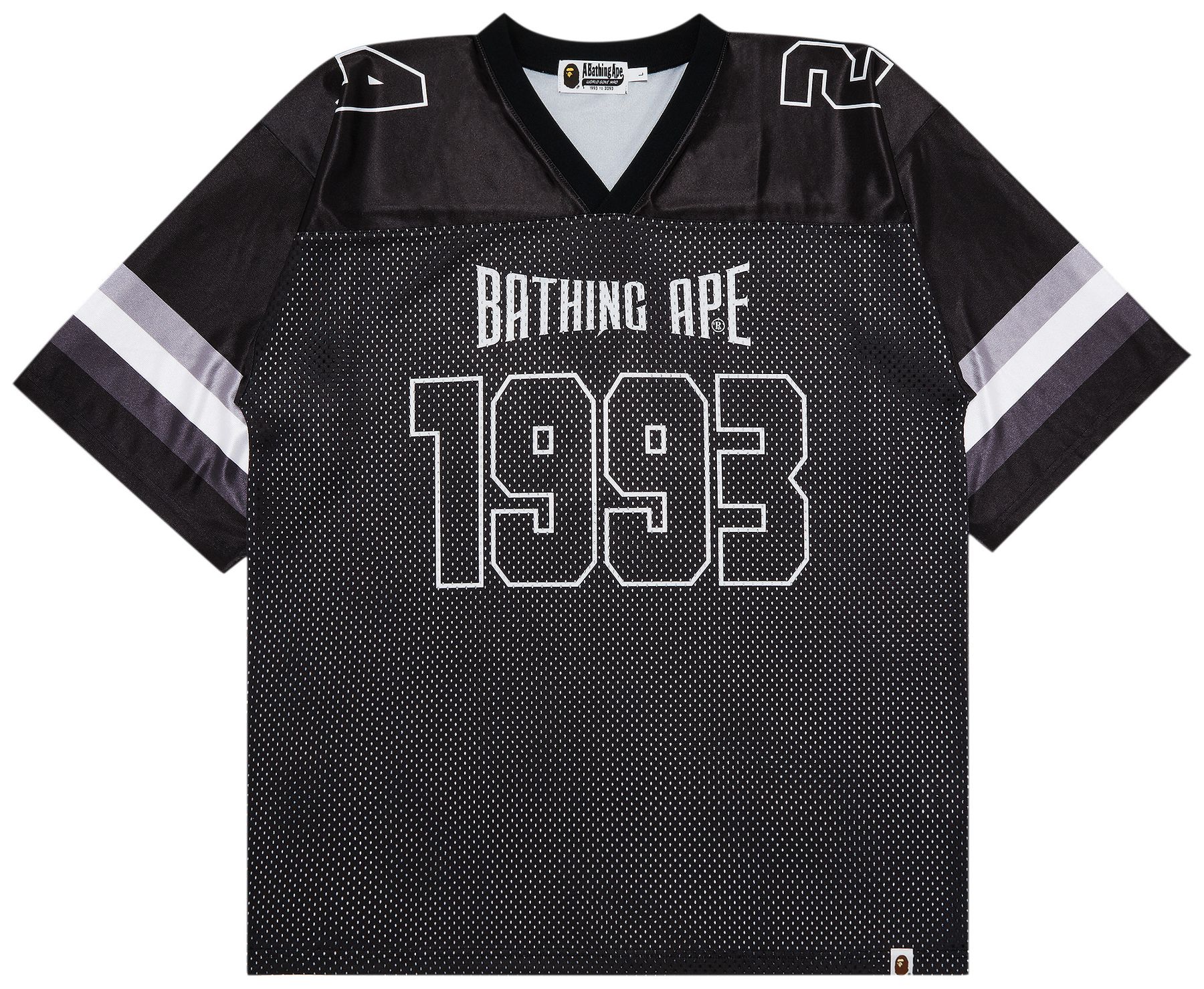 Buy GOAT Exclusive BAPE Football Jersey - 1K72 109 001 BLACK | GOAT