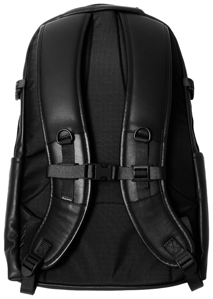 Buy Supreme Leather Backpack 'Black' - FW24B42 BLACK | GOAT