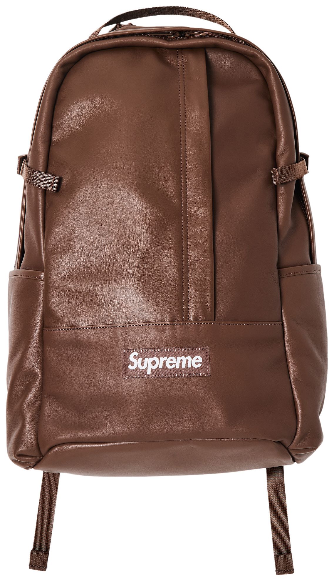 Buy Supreme Leather Backpack 'Brown' - FW24B42 BROWN | GOAT
