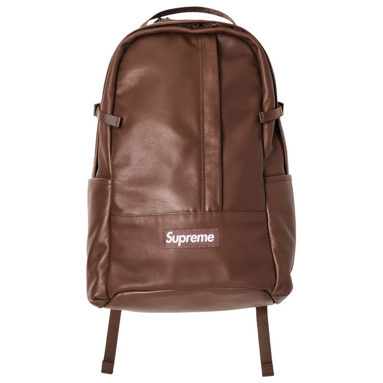 Buy Supreme Leather Backpack 'Brown' - FW24B42 BROWN | GOAT