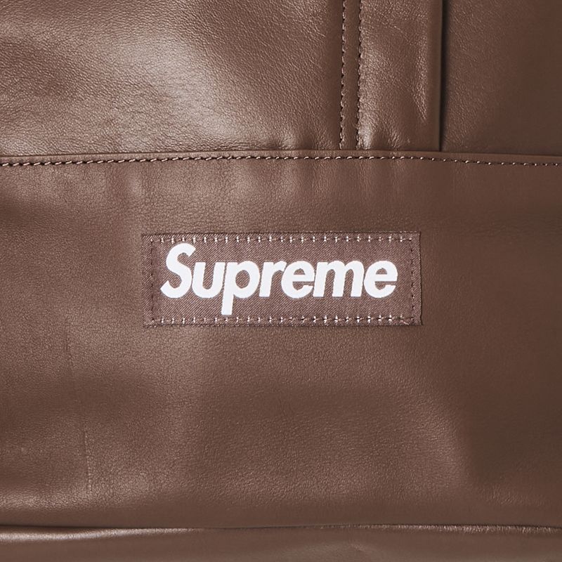Buy Supreme Leather Backpack 'Brown' - FW24B42 BROWN | GOAT