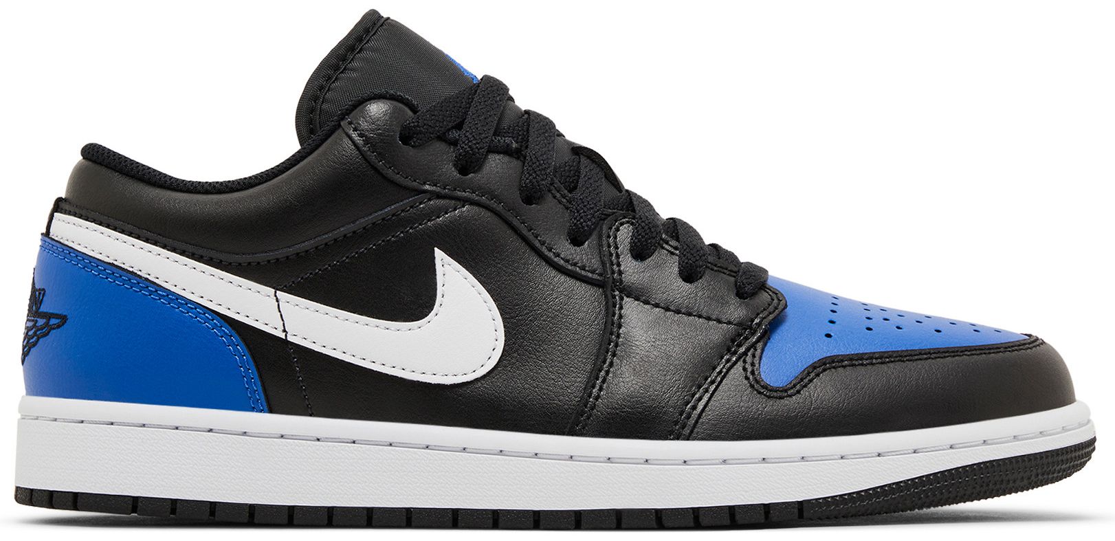 Buy Air Jordan 1 Low 'Black Royal Toe' - 553558 042 | GOAT