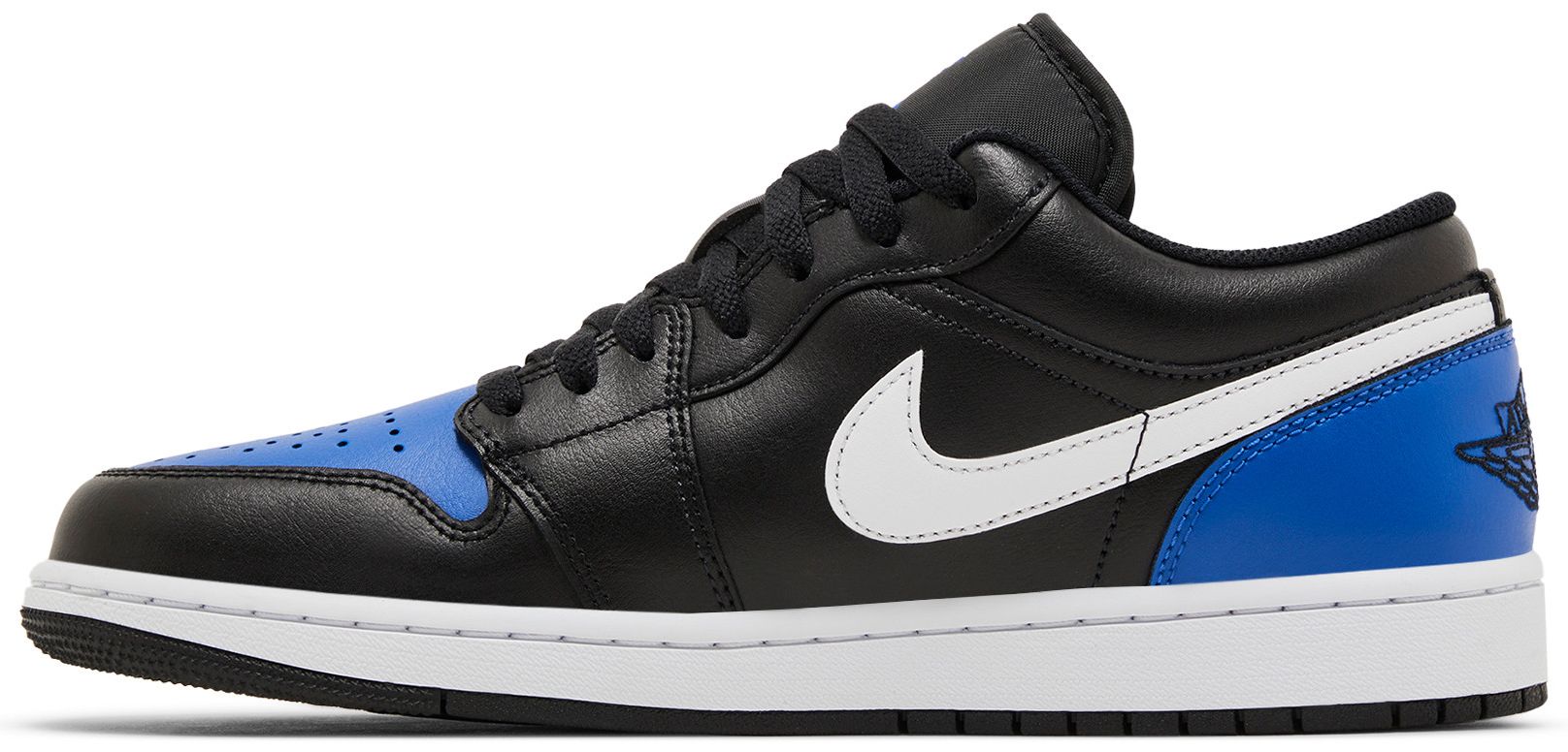 Buy Air Jordan 1 Low 'Black Royal Toe' - 553558 042 | GOAT