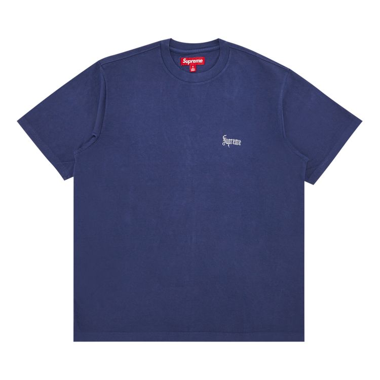 Buy Supreme Old English Tee 'Navy' - FW24KN37 NAVY | GOAT