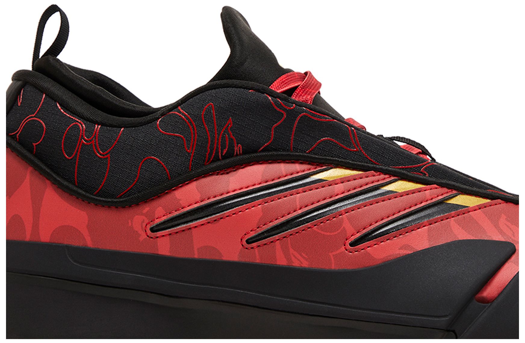 Buy BAPE x adidas Dame 9 'Black Scarlet' - IH0786 | GOAT