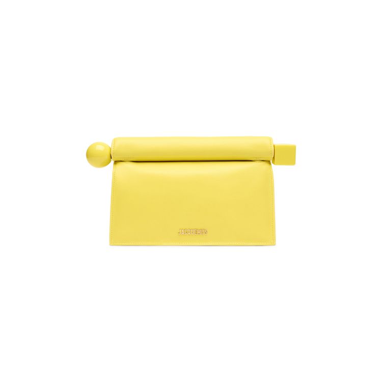 Buy Jacquemus La Pochette Rond Carre 'Yellow' - 24E233BA356 3171 250 | GOAT