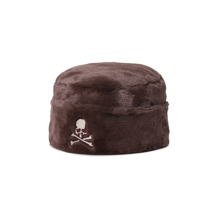 Buy Mastermind World Faux Fur Hat 'Brown' - MW24S13 HA005 BROW | GOAT
