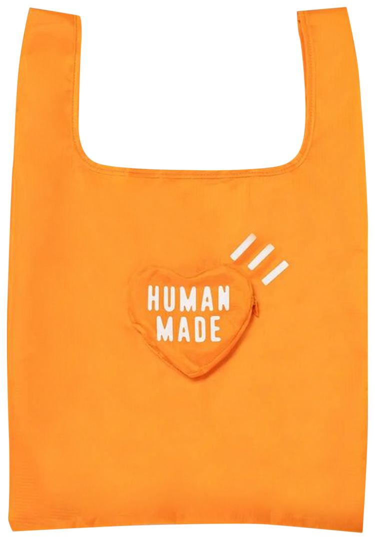 Buy Human Made Heart Shopper Bag 'Orange' - HM28GD046 ORAN | GOAT