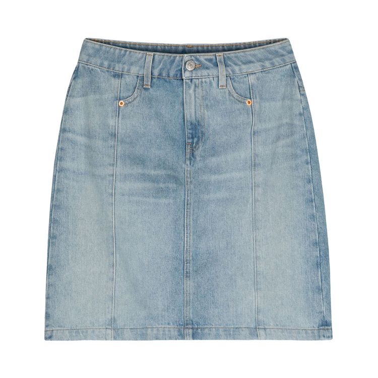 Buy Martine Rose Narrow Front Mini 'Bleached Wash' - MRSS24 238 BLEA ...