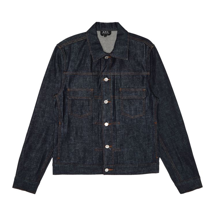 Buy A.P.C. Veste Jean Work Jacket 'Indigo' - CODBS H02191 IAI | GOAT MX