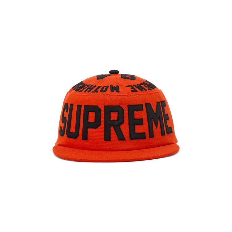 Buy Supreme Alpha Omega Pillbox Hat 'Orange' - FW24H74 ORANGE | GOAT