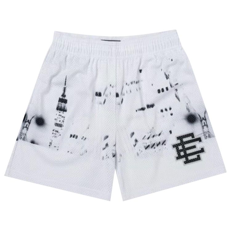 Buy Eric Emanuel EE Basic Short 'White Skyline' - 02571 1SS2205EEEBSW ...