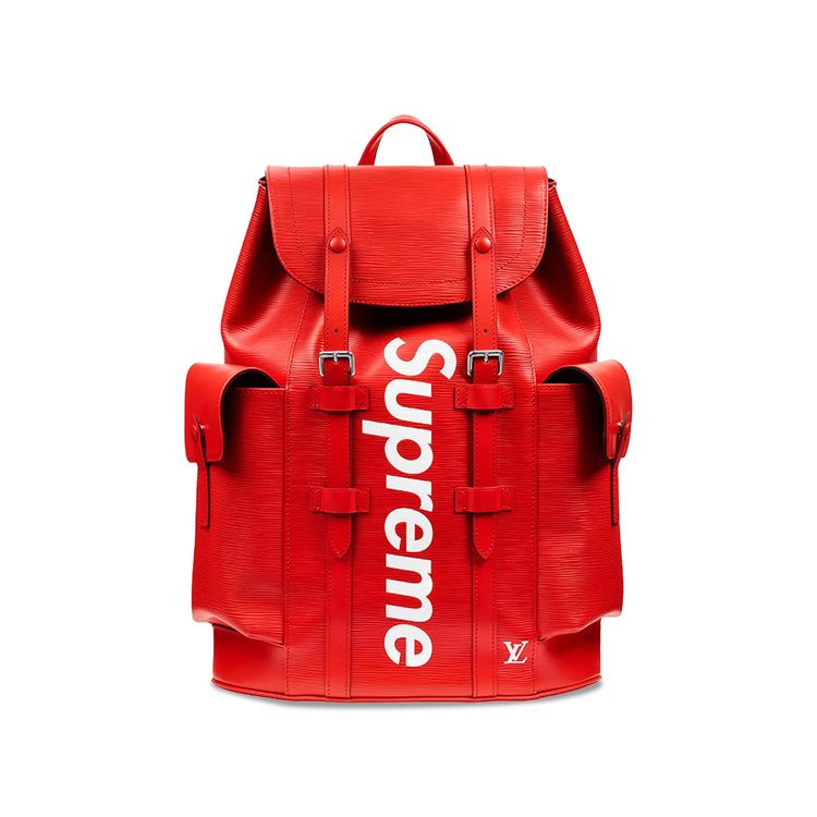 Buy Louis Vuitton x Supreme Christopher Backpack 'Red' - 00049 ...