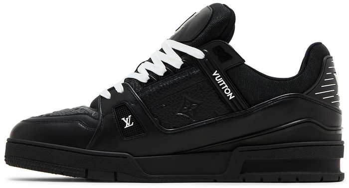Buy Louis Vuitton Trainer 'Embossed Monogram - Black' - 1AARF6 | GOAT