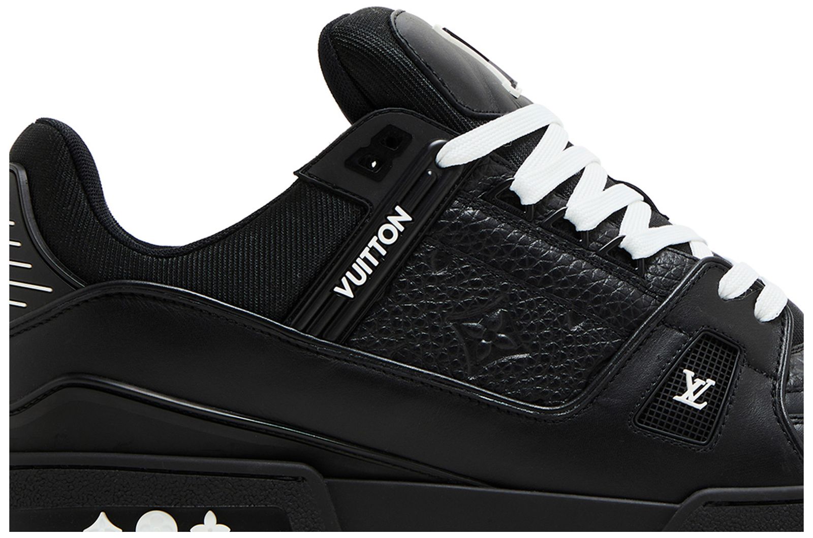 Buy Louis Vuitton Trainer 'Embossed Monogram - Black' - 1AARF6 | GOAT