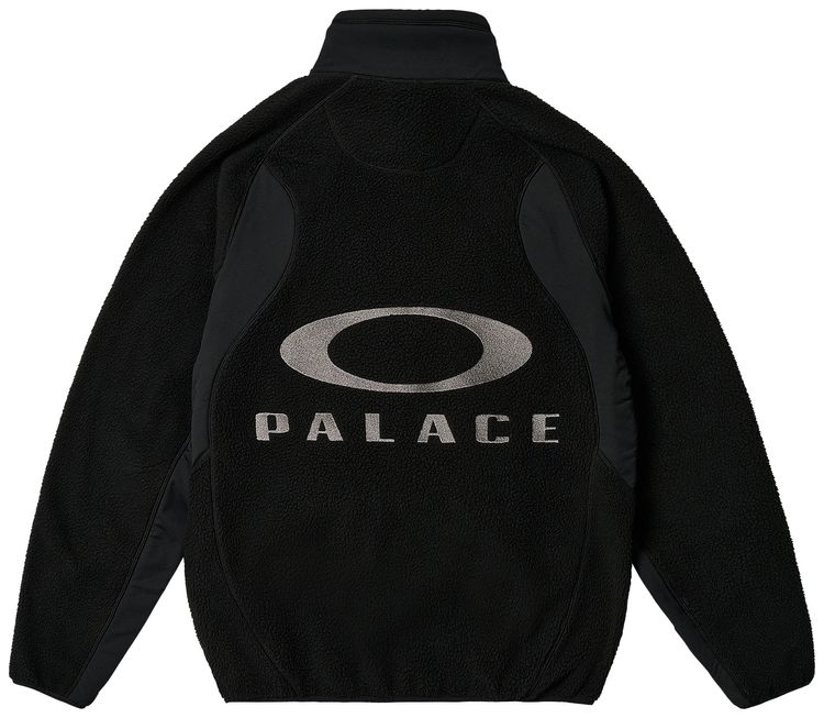 Buy Palace x Oakley Fleece 'Black' - P27OKJK006 | GOAT