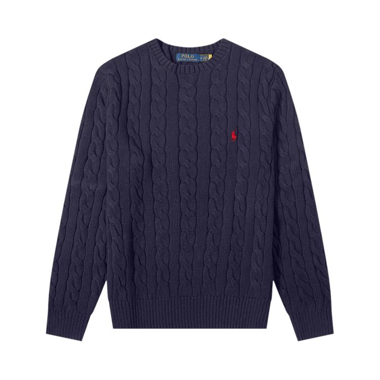Buy Polo Ralph Lauren Classics Long-Sleeve Sweater 'Hunter Navy ...