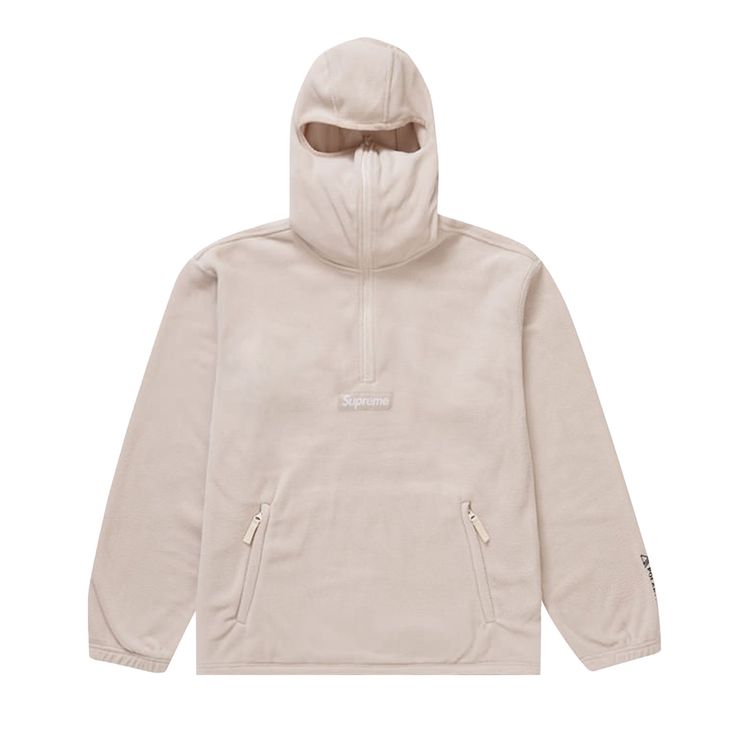 Buy Supreme x Polartec Half Zip Pullover Facemask 'Stone ...